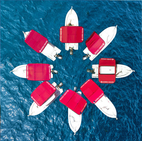 Sebba Shade - Inflatable sunshade for boats