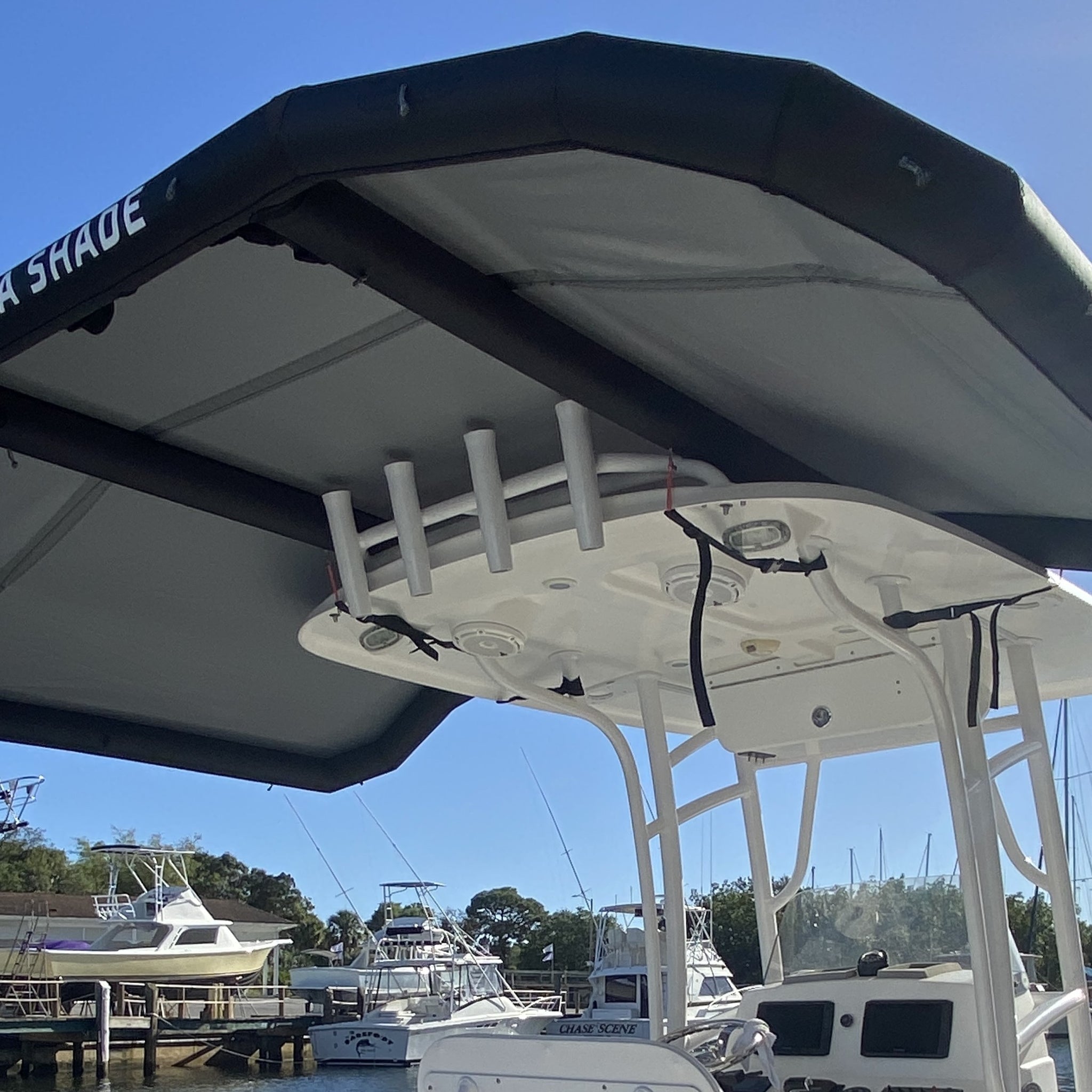 Sebba Shade - Inflatable sunshade for boats